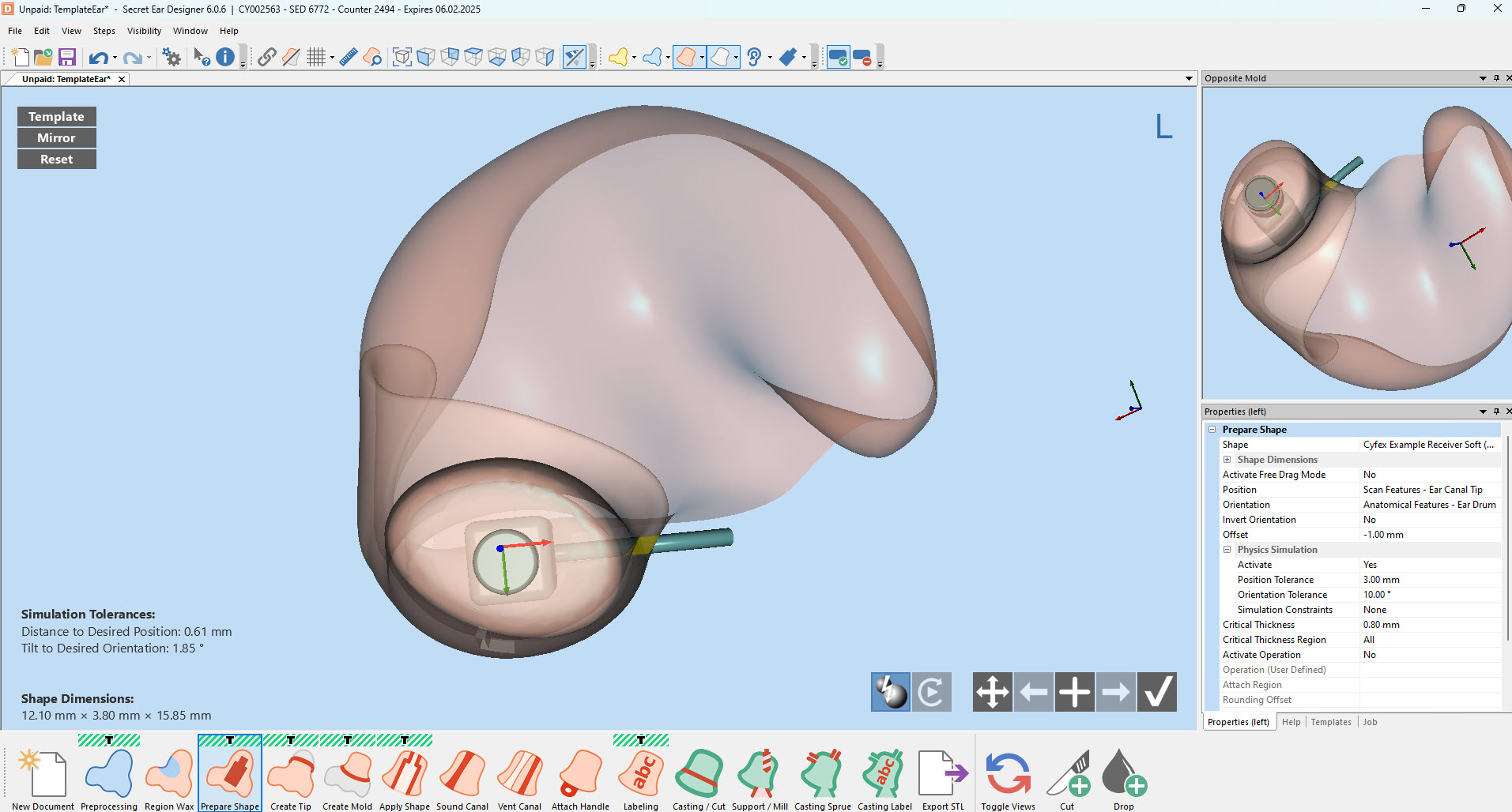 Noteworthy additions to Secret Ear Designer 6.0.6 | Cyfex